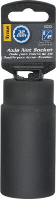 Titan 15232 32mm 1/2" Drive 12 Point Axle Nut Socket - 32mm,12 Point | eBay