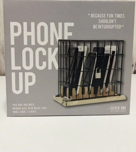 Phone Lock Up Safe W/ Lock Metal Cage Cell Phone | eBay
