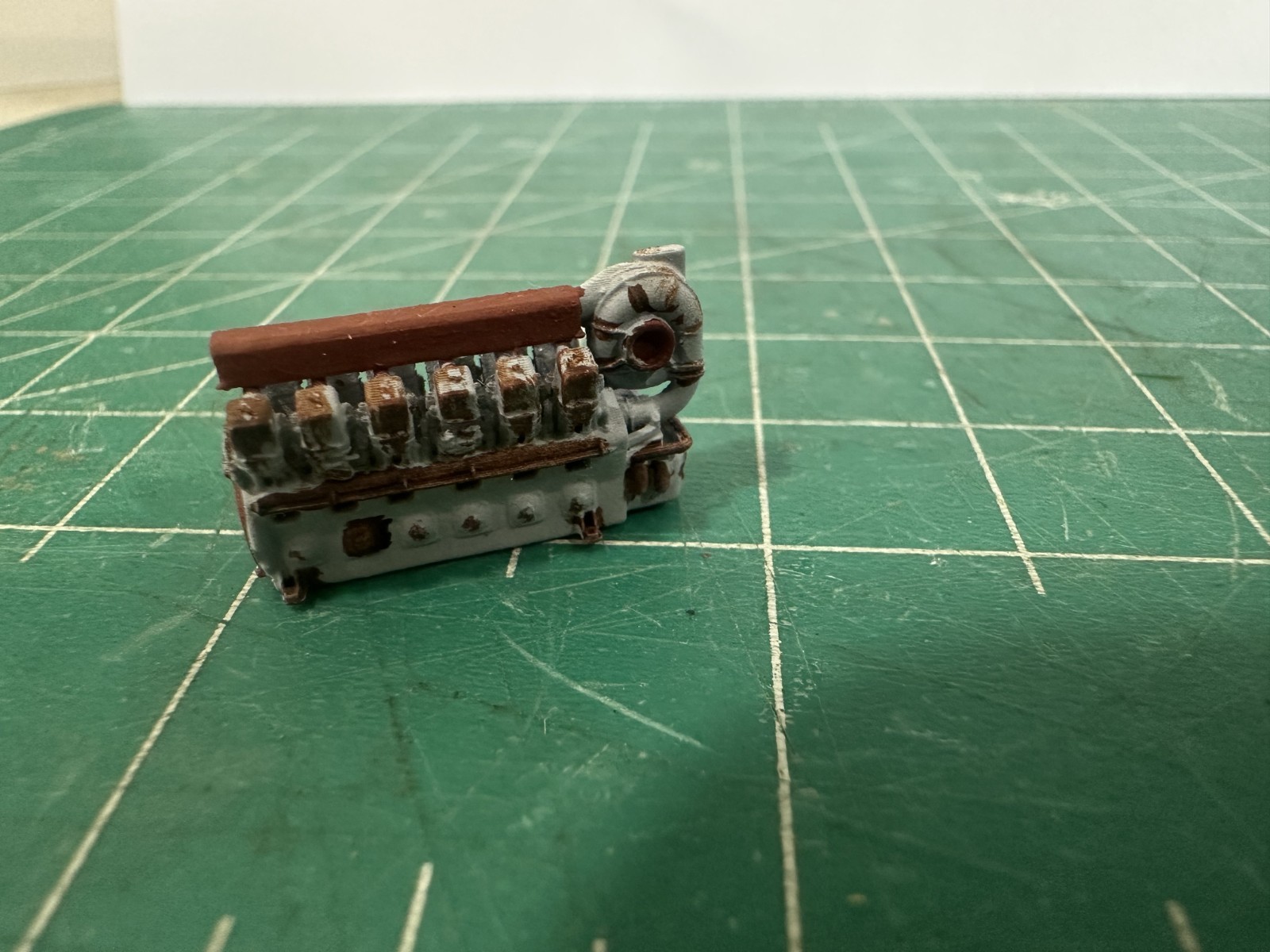 N scale Alco 244 12 Cyl Custom Weathered and Painted = Used Look | eBay