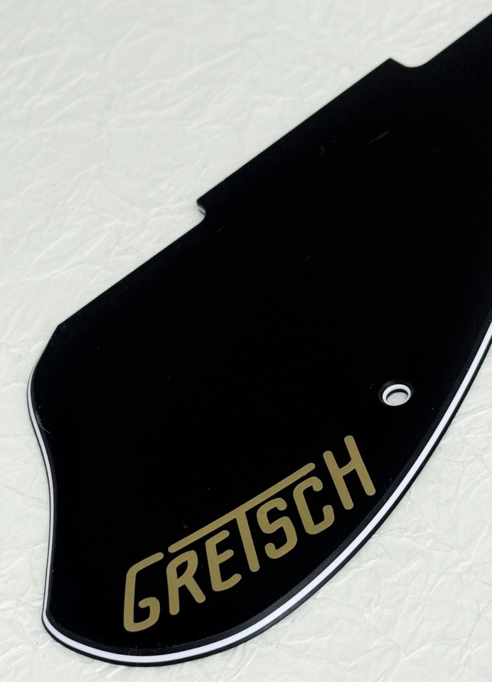New-For Gretsch G6120 DC Chet Atkins Singly Gold Logo Guitar Pickguard ...