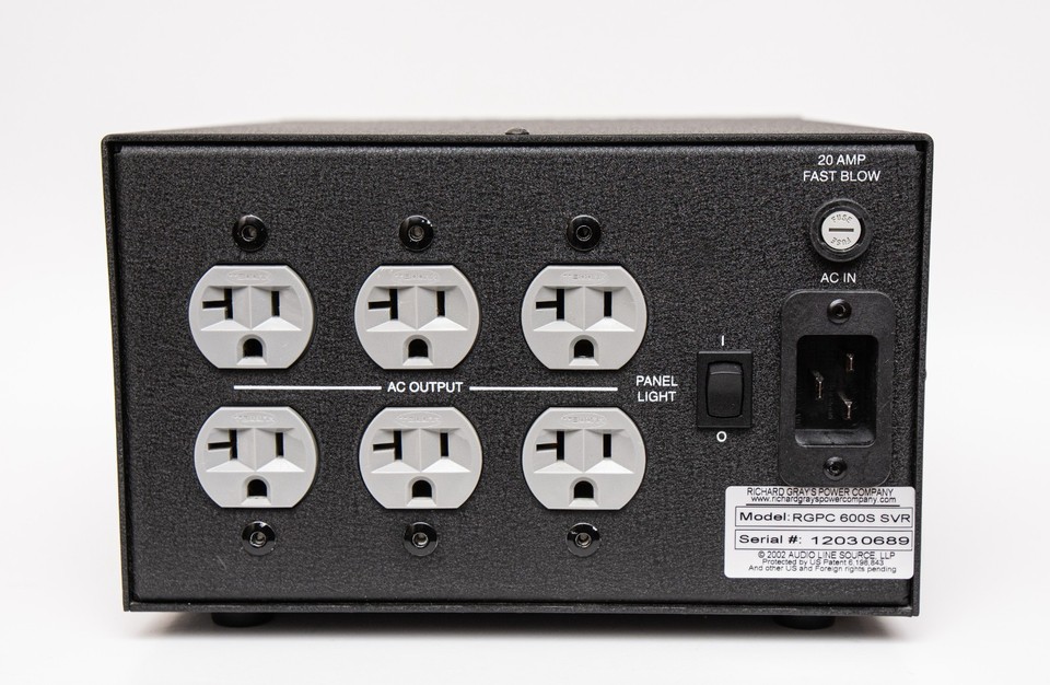Richard Gray’s Power Company RGPC 600S SVR W/ 20amp power cord - Tested ...