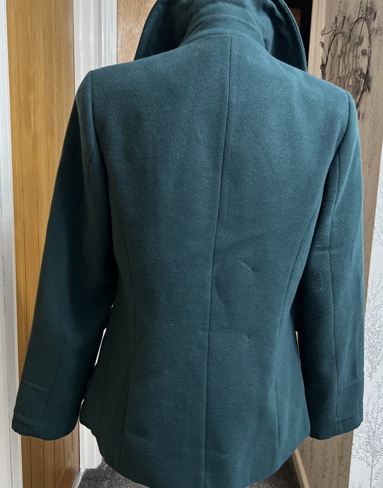 Marks And Spencer Emerald Green Jacket Size 12 | eBay UK