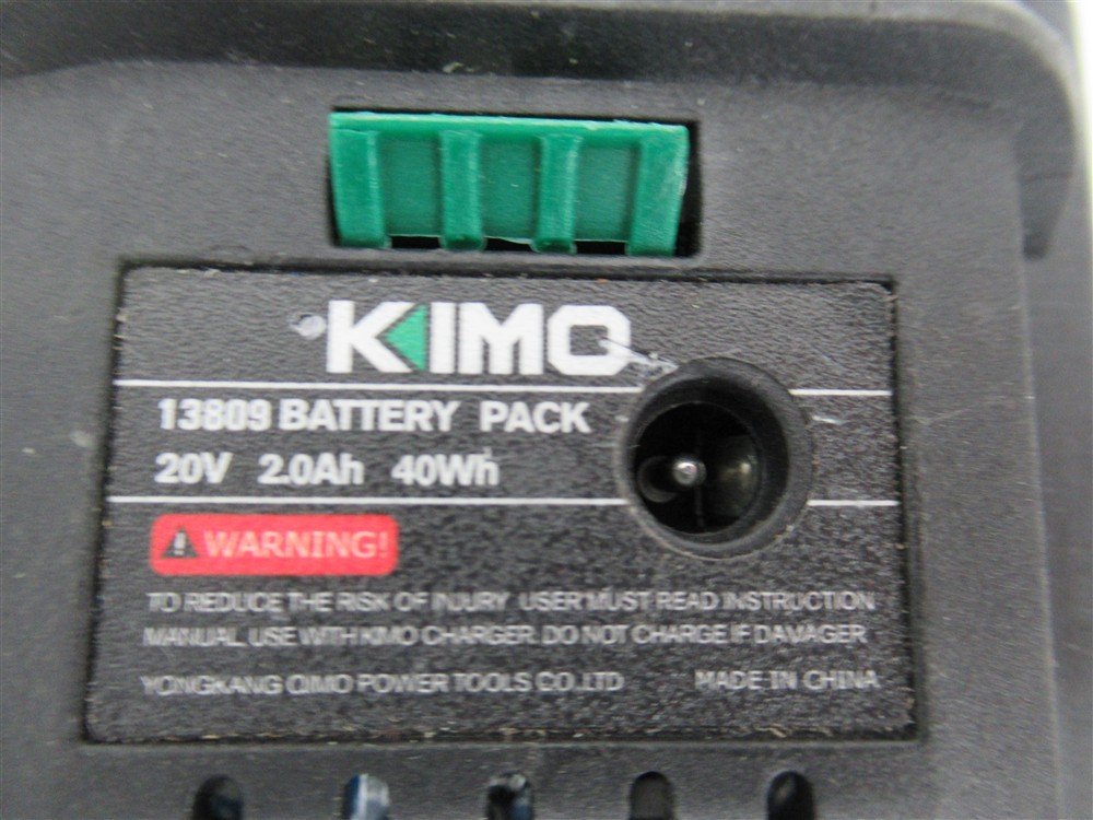 Kimo 13809 , 20V , 2.0 Ah Li-Ion Battery | eBay
