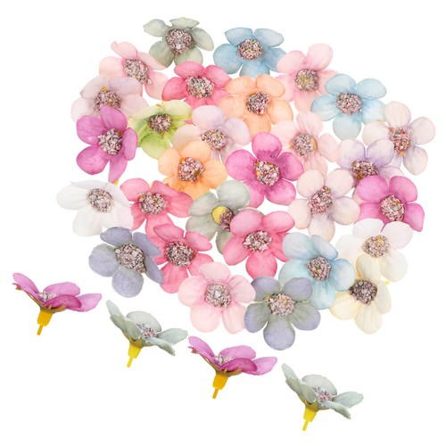 150 Pcs Mini Silk Flower Daisy Loose Flowers for Crafts Small ...
