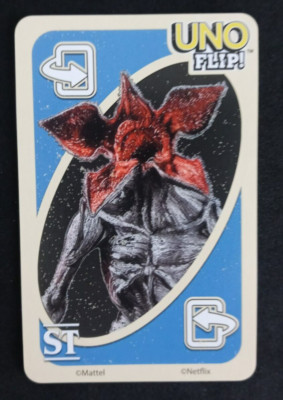 2017 Stranger Things Uno Flip! Card Blue The Demogorgon Flip Card | eBay