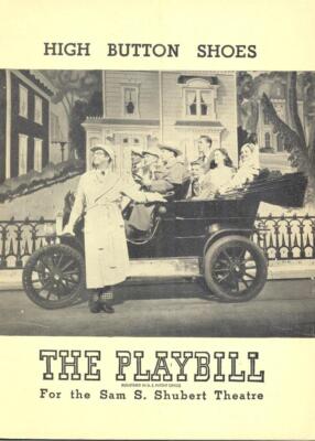 1948 "High Button Shoes" Playbill Broadway program -- Phil Silvers ...