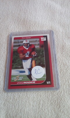 2002 Score Tim Carter #288 RC Wide Receiver New York Giants | eBay