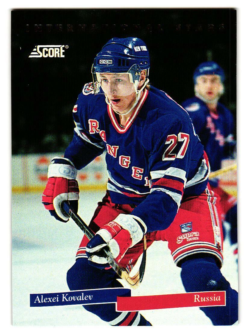 1993-94 Score International Stars Canadian #19 Alexei Kovalev SKU# ...