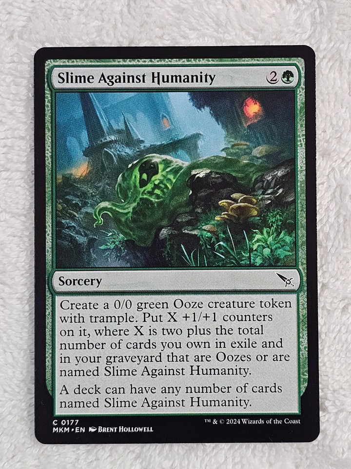 MTG Slime Against Humanity #177 Murders at Karlov Manor Magic Card NM ...