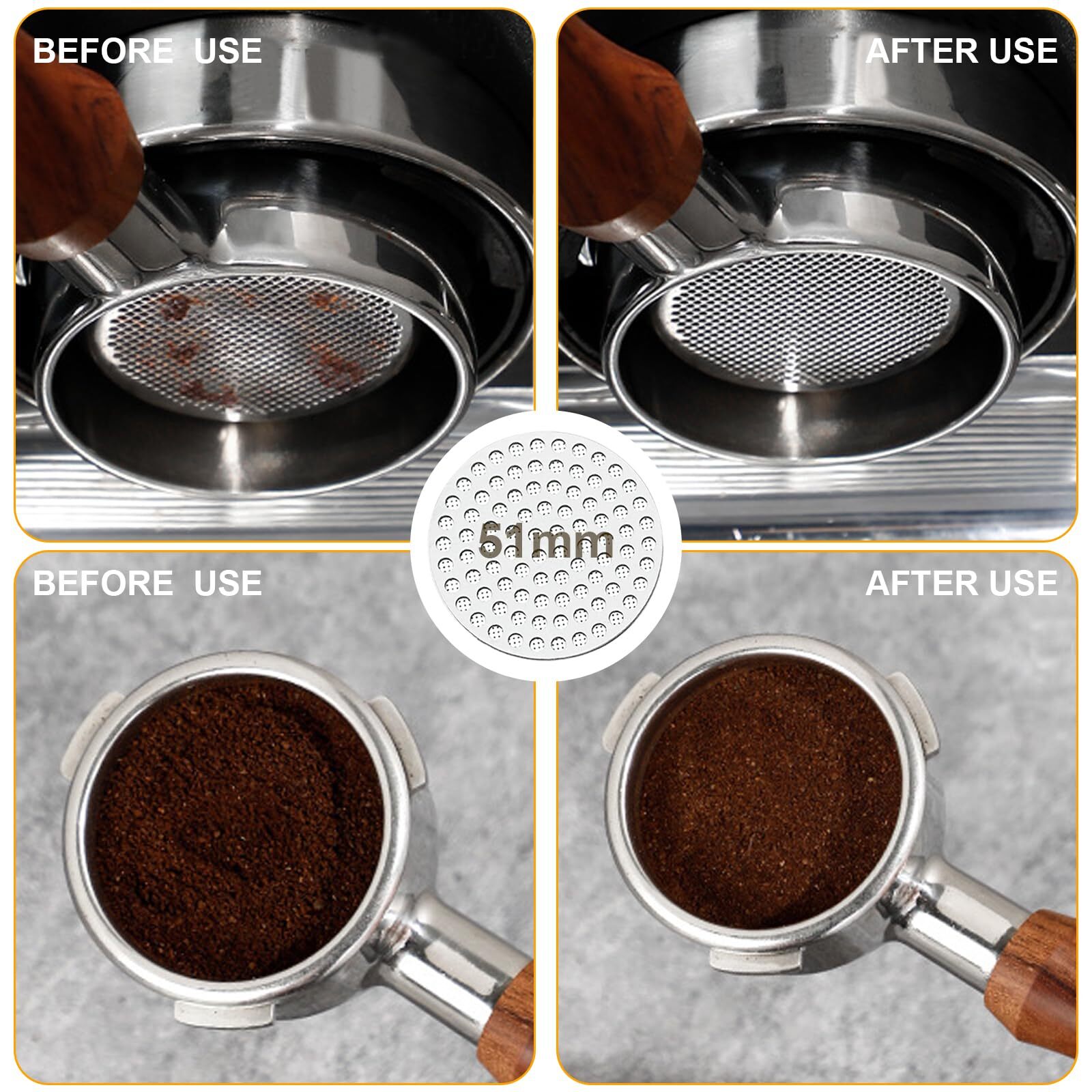 51mm Espresso Accessories KitWdt Tool EspressoSolid Espresso ...