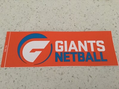NETBALL STICKER GIANTS ,SWIFTS ,FEVER,MELBOURNE VIXENS 7CHAMPIONS ...