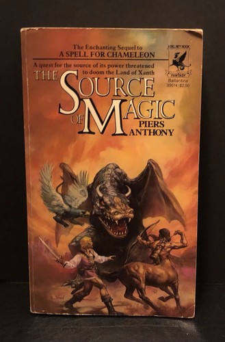 The Source of Magic by Piers Anthony - Xanth Book 2 - 1981 - Mass ...