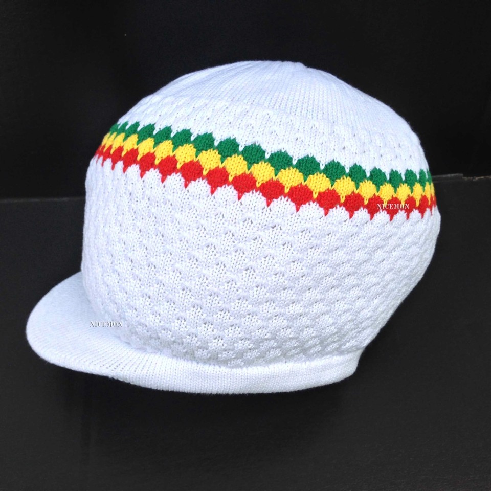 Rasta Rastafari Hat Cap Rastacap Reggae Jamaica Headwear Dreadlocks ...