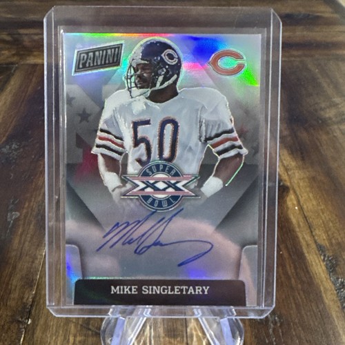Mike Singletary 2021 Panini SUPER BOWL XX PRIZM On card Auto Autograph ...