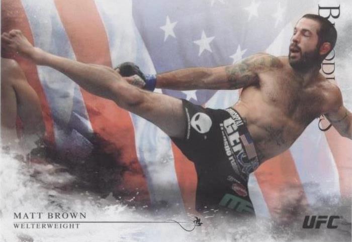 2014 Topps UFC Bloodlines - Matt Brown #21 Flag /148 for sale online | eBay