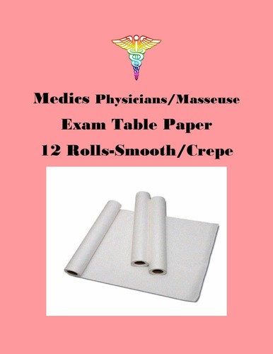 Medline Medi Exam Table Paper 14"-18"-21" 225ft Smooth-125ft Crepe ...