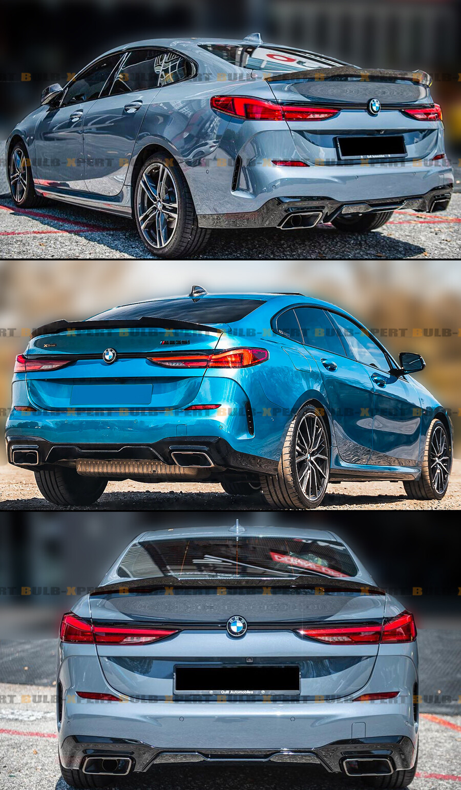 FOR 2020-22 BMW F44 228i M235i GRAN COUPE BLACK M4 STYLE HIGHKICK TRUNK ...