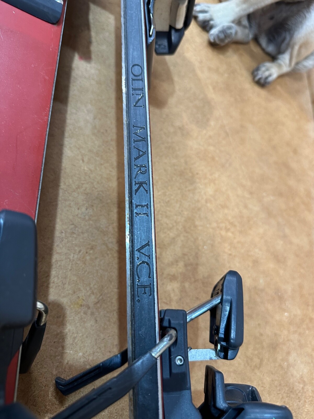 Vintage Olin Mark II V.C.E. Downhill Skis 195 cm Marker M28 Bindings ...