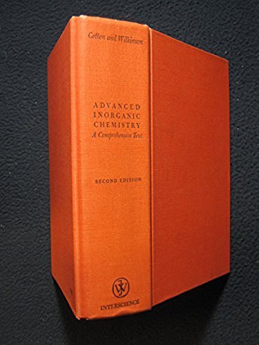 Advanced Inorganic Chemistry Second Edition [Hardcover] [Jan 01, 1966 ...