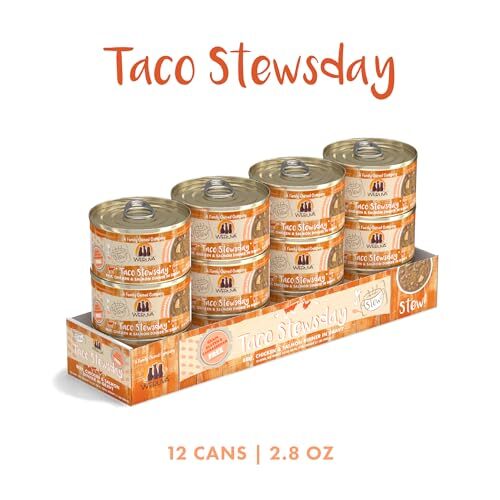 Classic Cat Stews! with Beef, Chicken & 2.8 Ounce (Pack of 12) Taco ...