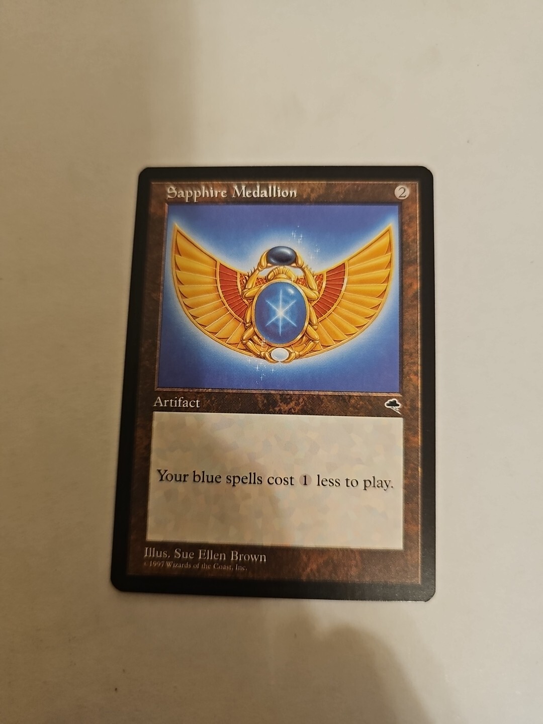 Mtg Tempest Sapphire Medallion (Never Played-mint) | eBay