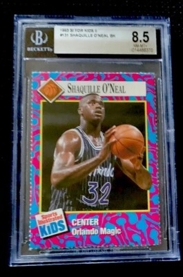 SHAQ SHAQUILLE O’NEAL ROOKIE SI FOR KIDS GRADED Rare BGS 8.5 ORLANDO ...