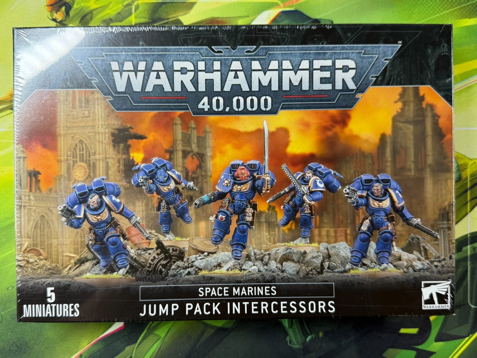 Warhammer 40k Space Marines Jump Pack Intercessors | eBay