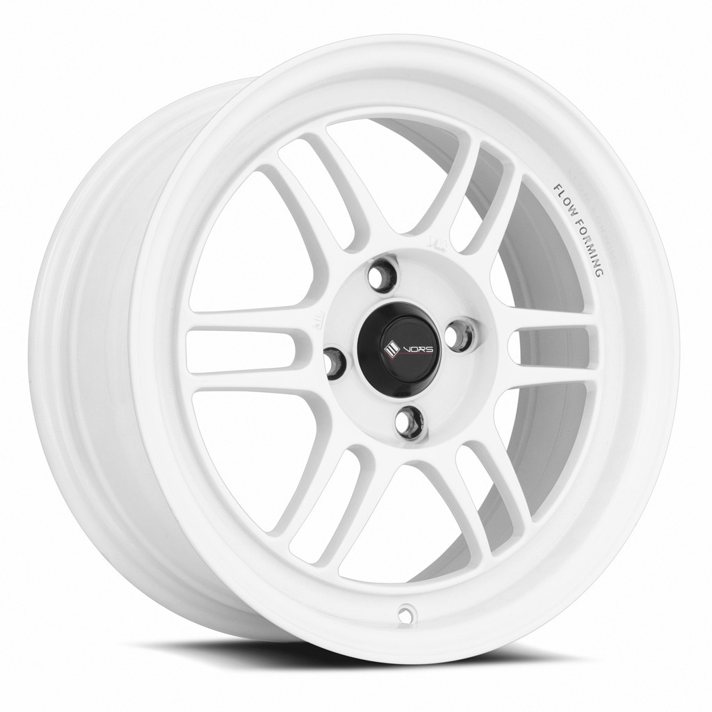 Vors LT01 15x7 4x100 40 White Wheels(4) 73.1 15" inch Rims | eBay
