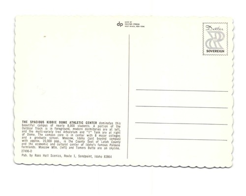 The Spacious Kibby Dome Athletic Center Vintage Postcard Unposted | eBay