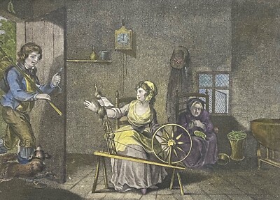 Hobnelia & Lubberkin By Julia Conyers Aquatint Drive Nedovato 1796 ...