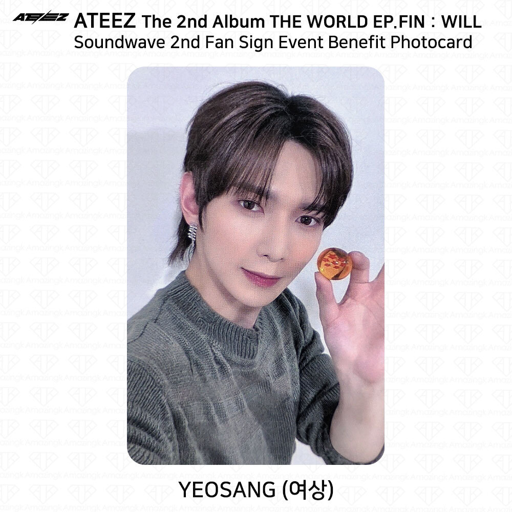 ATEEZ 2nd Album WORLD EP.FIN WILL Soundwave 2nd Fan Sign Event Benefit ...