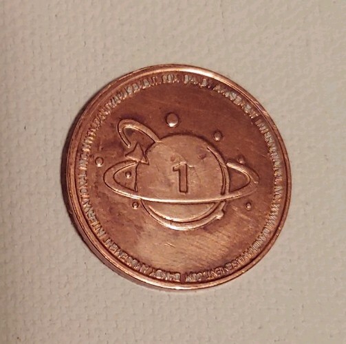 GAME TOKEN DANDY AMUSEMENT INTERNATIONAL GAME TOKEN 1 NO CASH VALUE | eBay