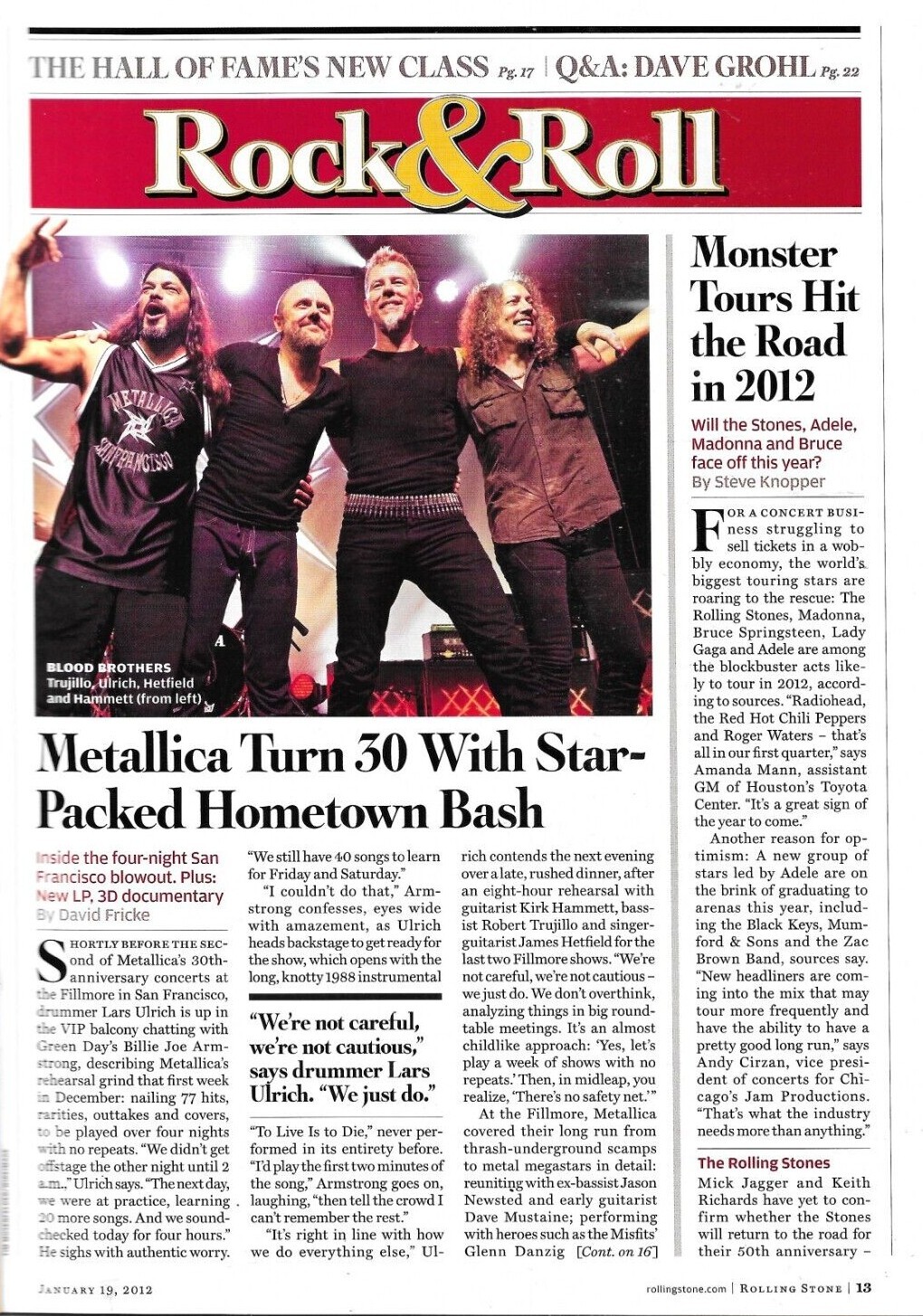 Rolling Stone Magazine Black Keys Felicia Snoop Pearson Chaz Bono Dave ...