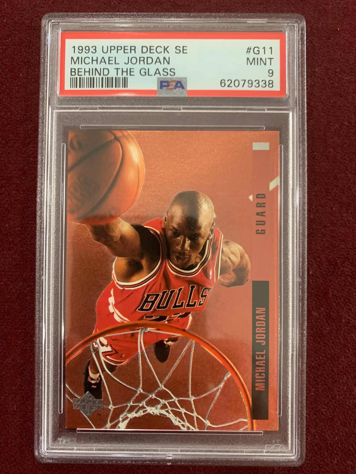 Michael Jordan 1993 Upper Deck Special Edition #G11 Behind the Glass ...