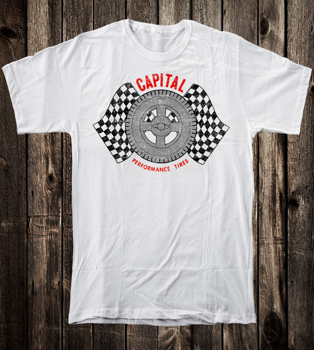 Hot Rod Tee T Shirt Drag Race Racing Speed Shop Capital Performance ...