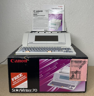 Typewriters & Word Processors - Canon Starwriter