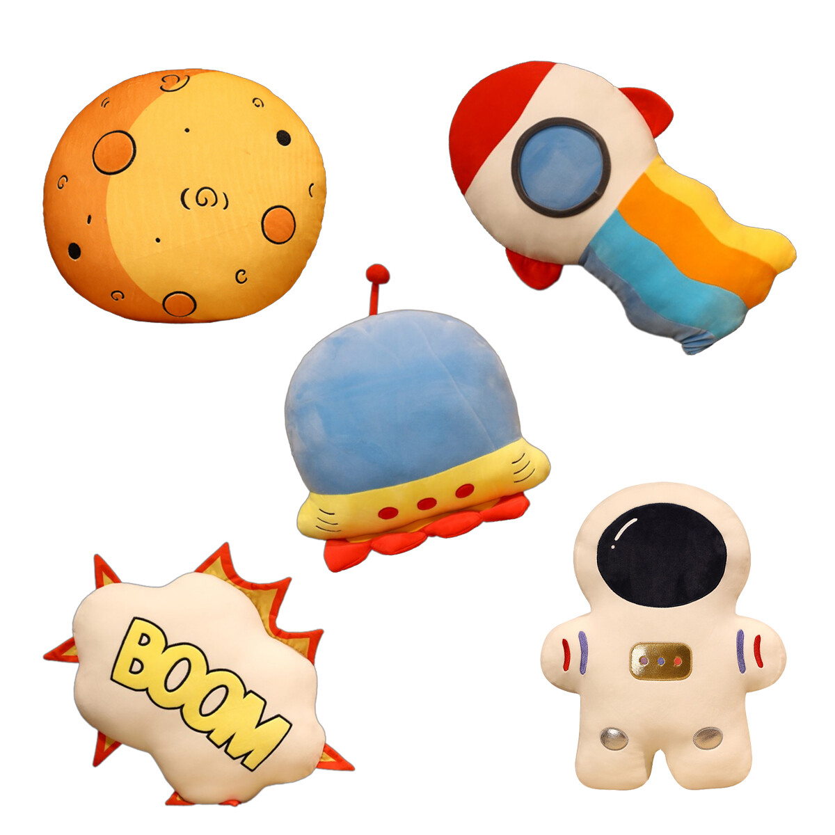 Rocket Astronaut Mars Spacecraft Sofa Cushion Plush Toy Children Gift ...