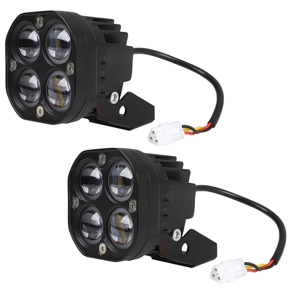 LED Headlight Lens Bulb Light For Yamaha Banshee 350 YFZ350 YFZ 350 ...