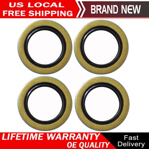 Set of 4 Trailer Hub Wheel Grease Seals 10-19 171255TB for 3500 lb Axle ...