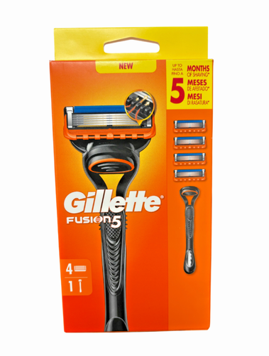 Gillette Fusion5 Men's Razor | 1 Razor + 3 Blades Refills & Precision ...