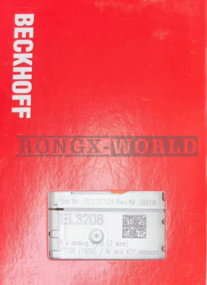 1PC BECKHOFF EL3208 8-Channel Analog Input Clamp RTD EL3208 New in Box ...