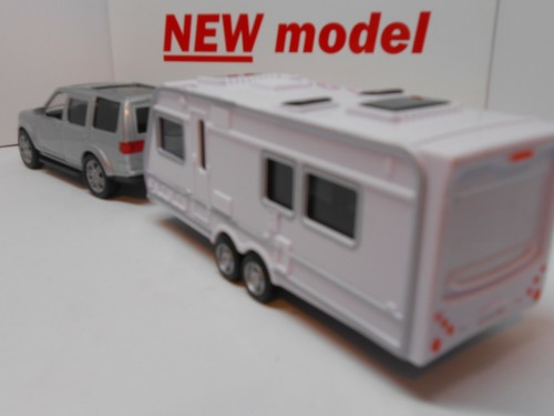 TOY CAR & CARAVAN SET MODEL BOY DAD GIRL MOM BIRTHDAY GIFT PRESENT NEW ...