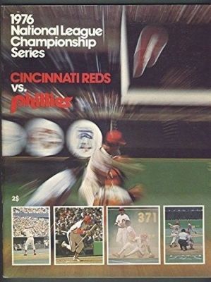 1976 NLCS Program Philadelphia Phillies Cincinnati Reds Veterans ...