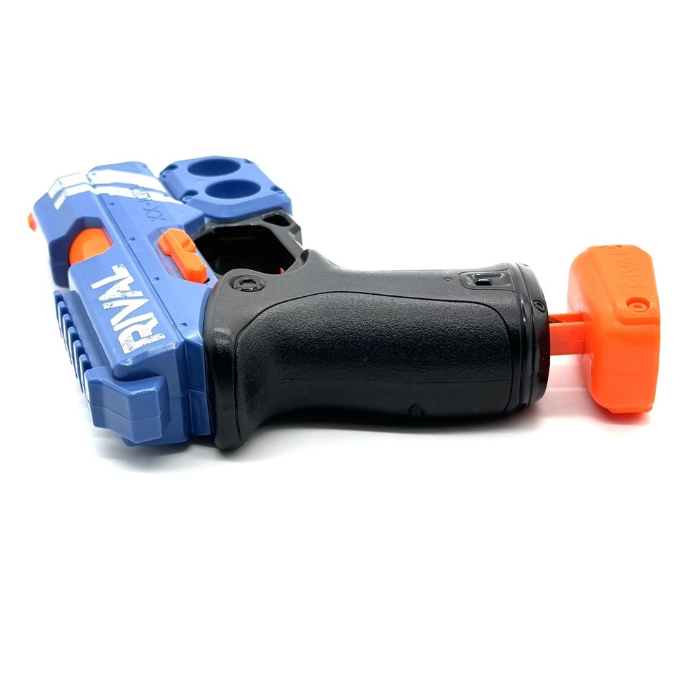 Nerf Rival Knockout XX-100 Gun Blaster Pistol 8 Soft Round Bullets Blue ...
