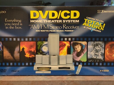 Vintage Emerson AV400 DVD/CD Home Theater System With AM/FM Stereo ...