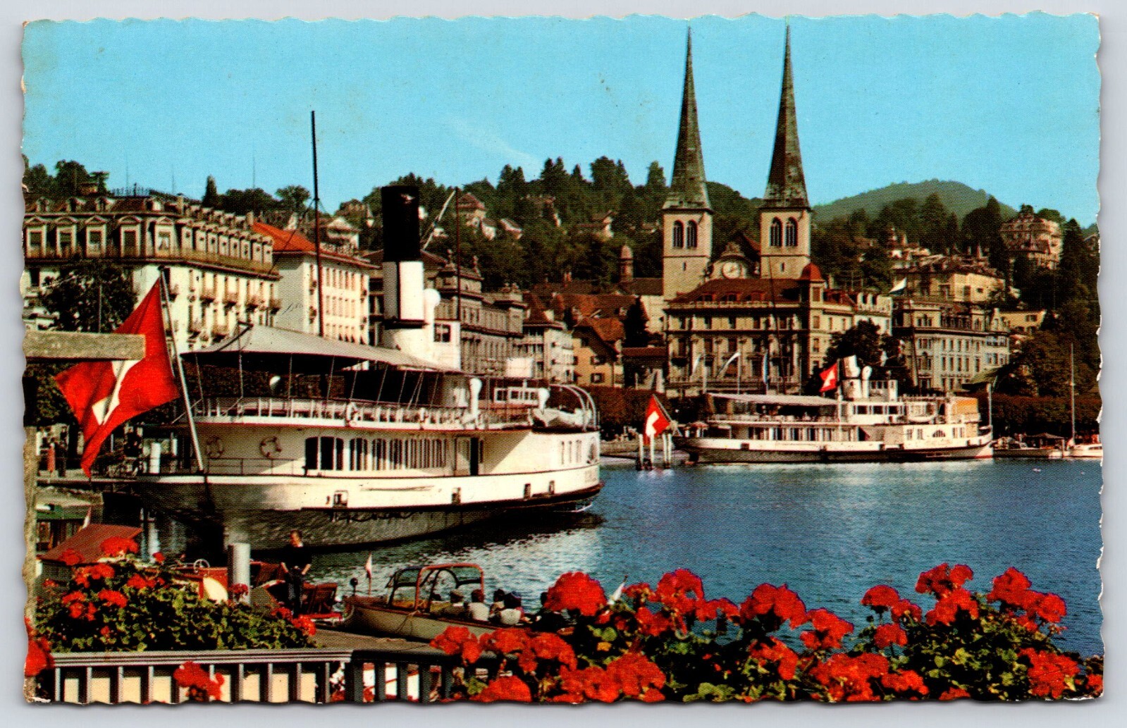 Vintage Postcard Catholic church in Lucerne Switzerland | eBay