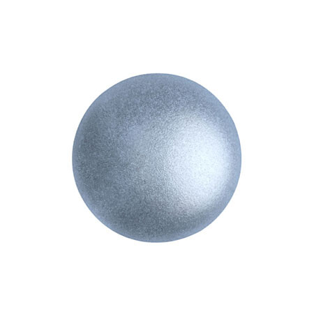 Cabochon Par Puca® 14mm - Metallic Matte Light Blue - (1 Piece) Czech ...