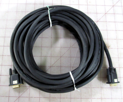 C&E VGA/SVGA Male to Male 15-pin Monitor Projector Cable - 35ft - Heavy ...