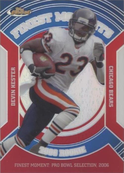 2007 Topps Finest - Rookie Finest Moments Devin Hester #RFM-DH ...