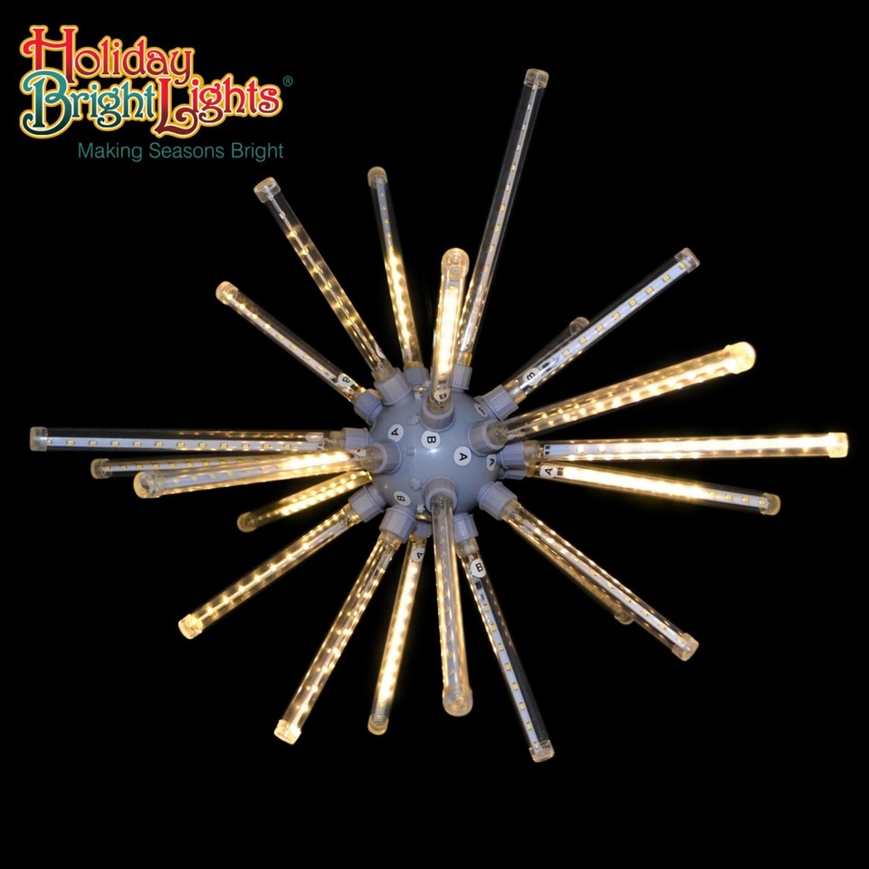 Holiday Bright Lights LED 20" Indoor/Outdoor Meteor Burst Combo A ...
